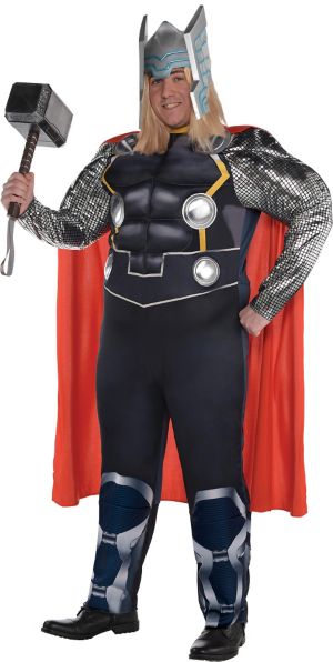 Adult Thor Muscle Costume Plus Size - Party City